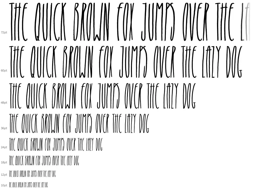 Skinny Alien font by Jonathan S. Harris | FontRiver