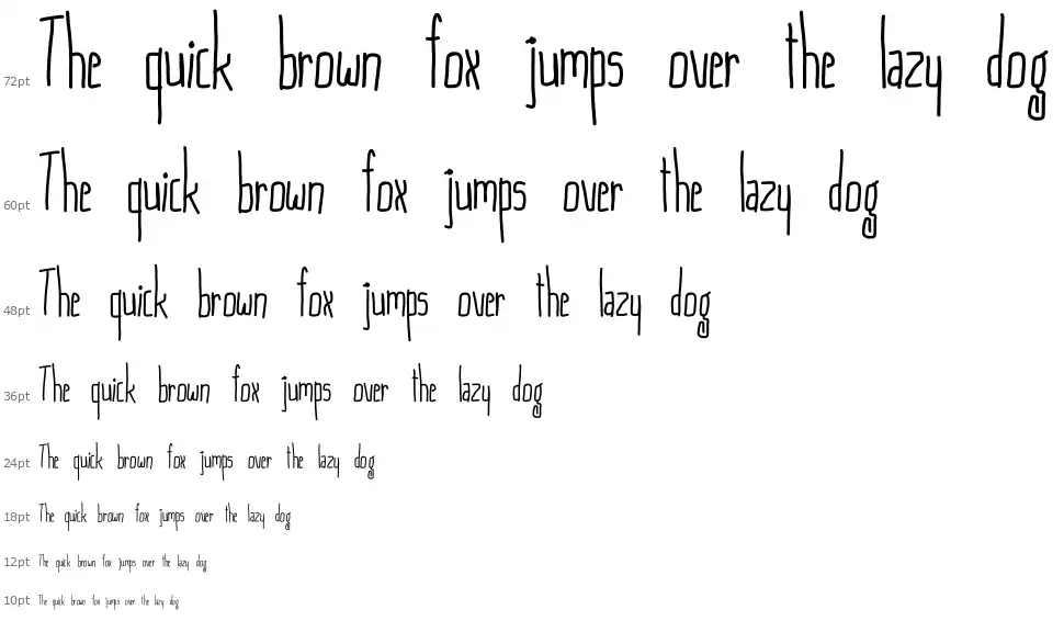 Skinny But Cute font by Reema Chhabra | FontRiver