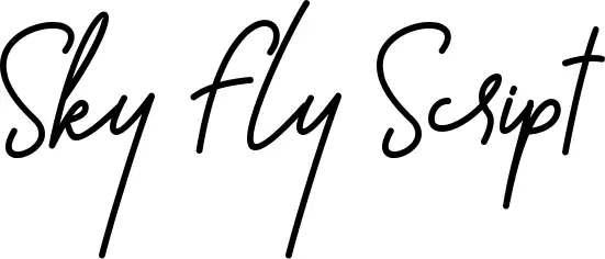 Sky Fly Script font by Sarif Letter | FontRiver