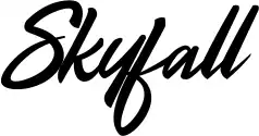Skyfall font by Bluetype | FontRiver