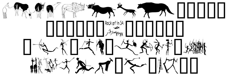SL Rock Art font by Su Lucas | FontRiver