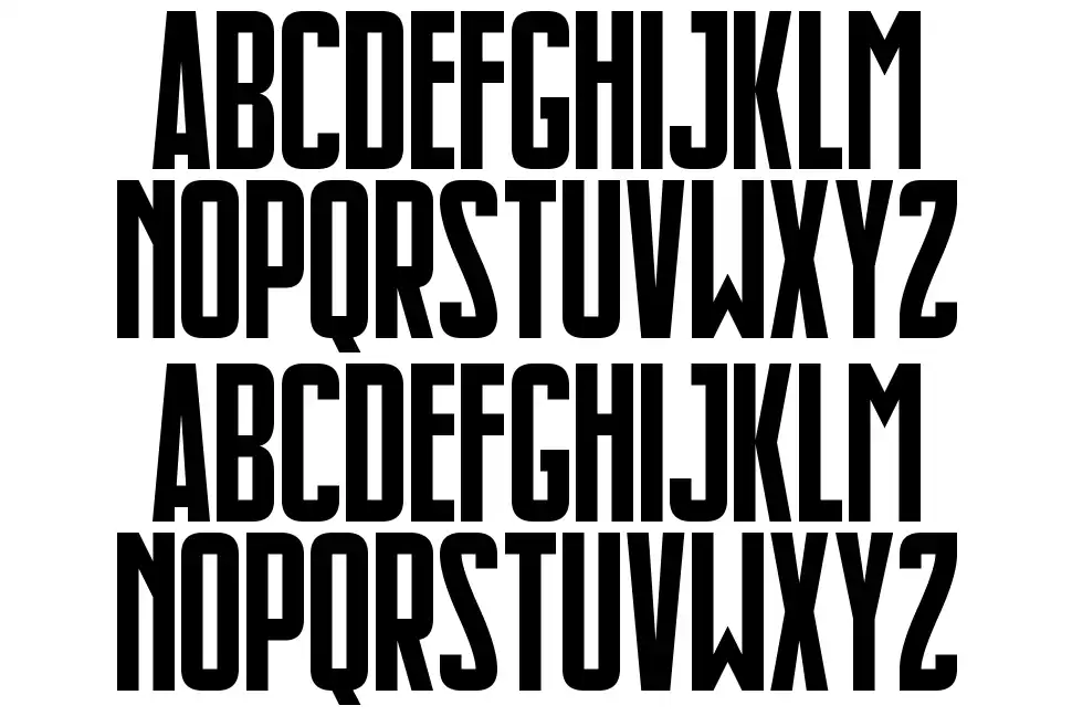 Slimlines font by Darrell Flood | FontRiver