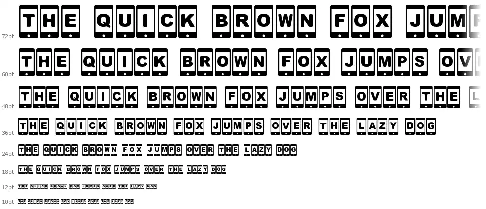 Smartphone font by Woodcutter | FontRiver