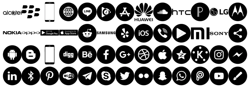 Smartphone Color Pro font by elharrak | FontRiver