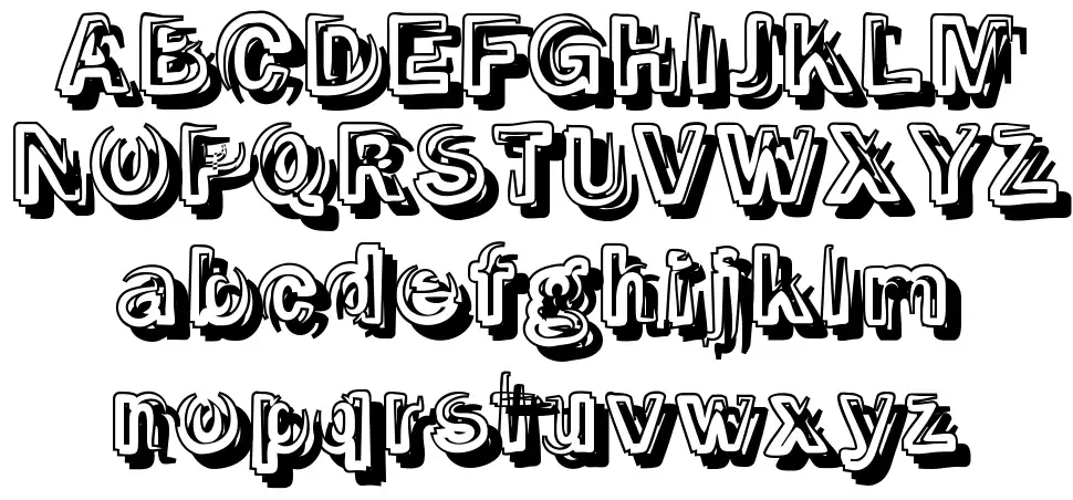 Smoke Shadow font by CybaPee | FontRiver