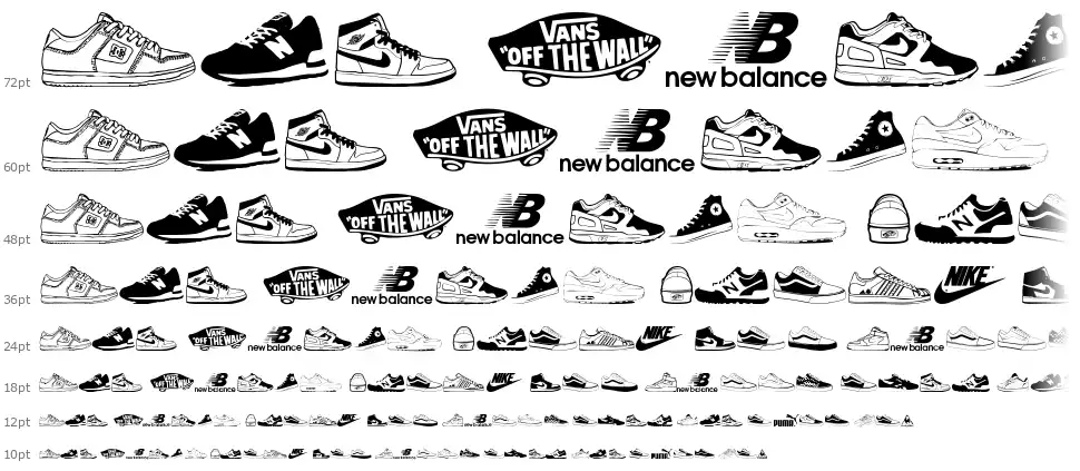 Sneakers font by Woodcutter | FontRiver
