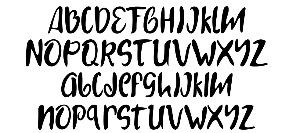 Snow Landy font by Alfin Ridhowi | FontRiver