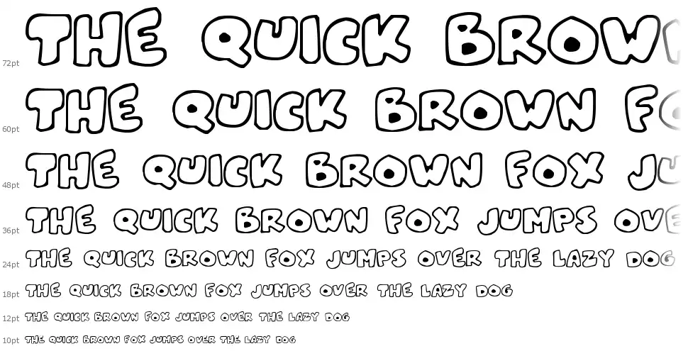 Snowblobs font by Darrell Flood | FontRiver