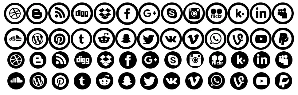 Social Circles font by Christopher Jackson | FontRiver