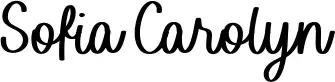 Sofia Carolyn font by Balpirick Studio - FontRiver