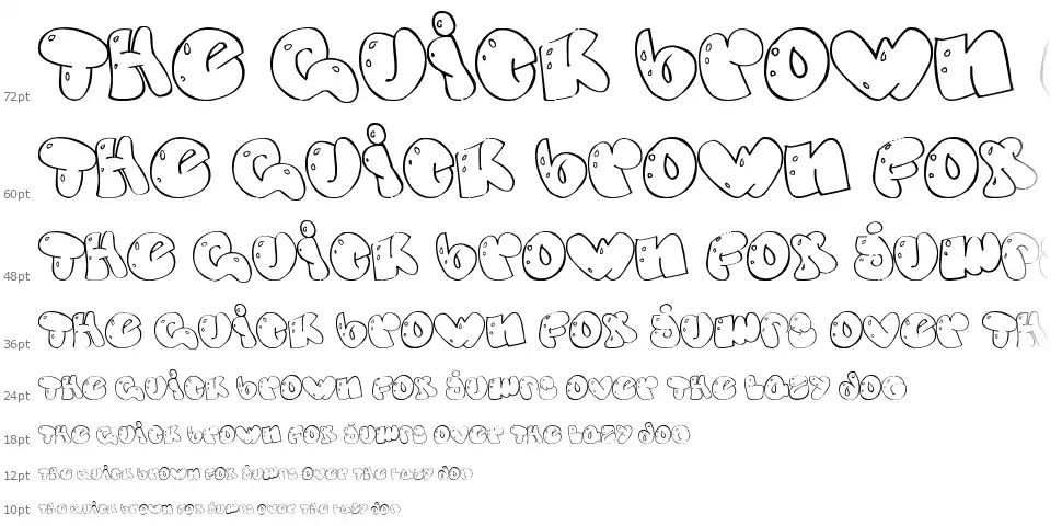 Some bubbles font by Ariel Gonzalez | FontRiver