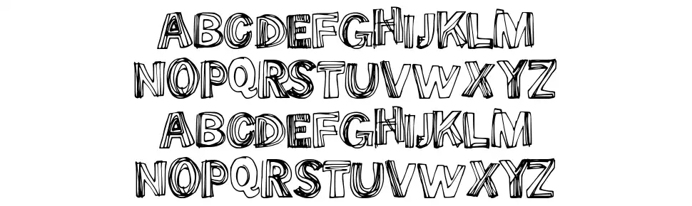 Some Lines font by Xerographer Fonts | FontRiver