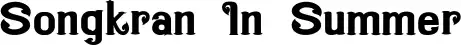 Songkran In Summer font by Sompong Pradubboot | FontRiver