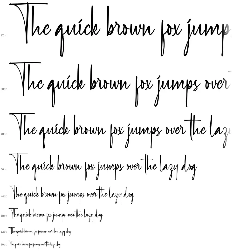 South Dakota font by Calligraphy Fonts | FontRiver