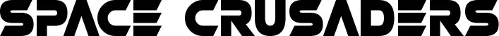 Fuente Space Crusaders diseñada por Darrell Flood