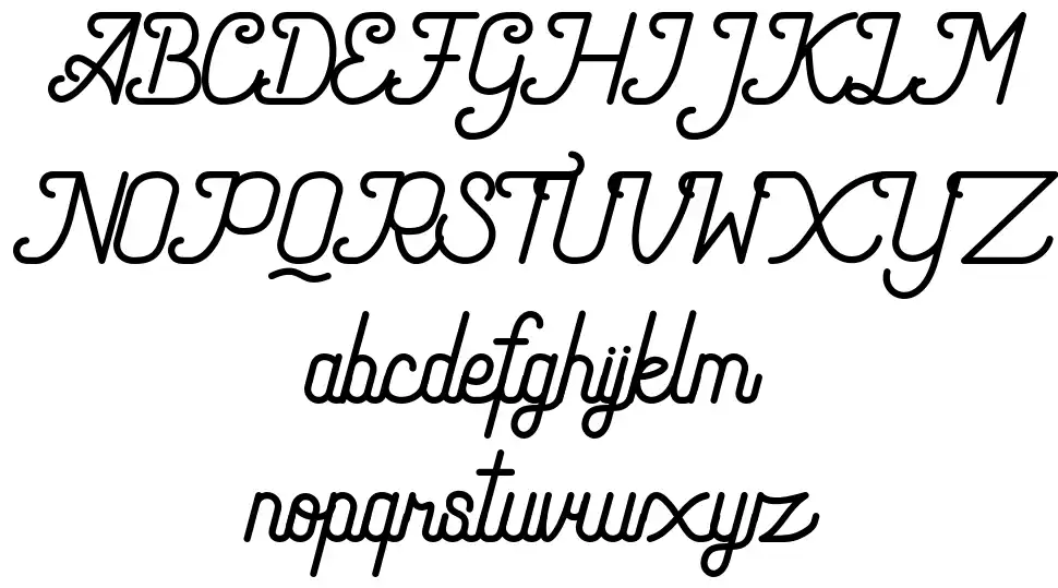 Speed Line font by Raditya Type Studio | FontRiver