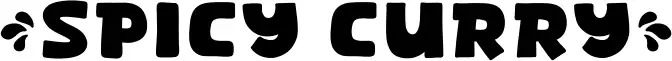 Spicy Curry font by Khurasan | FontRiver