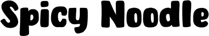 Spicy Noodle font by Khurasan | FontRiver