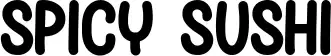 Spicy Sushi font by Kurnia Setyadi | FontRiver
