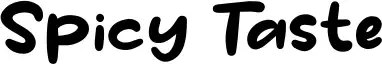 Spicy Taste font by Khurasan | FontRiver