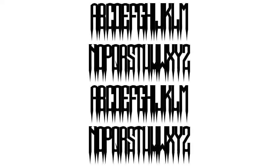 Spiked font by Chris Vile | FontRiver