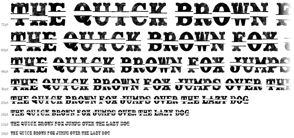 Split Letras font by Woodcutter | FontRiver