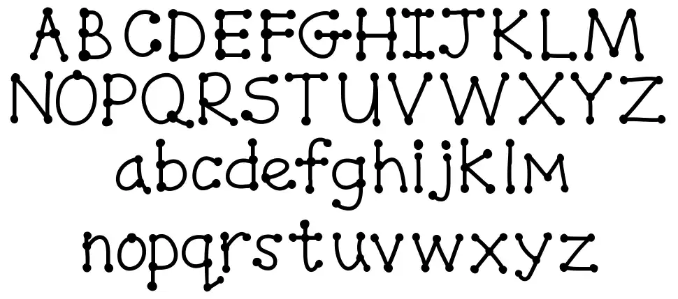 Spotty Dottie font by RecklessHen | FontRiver