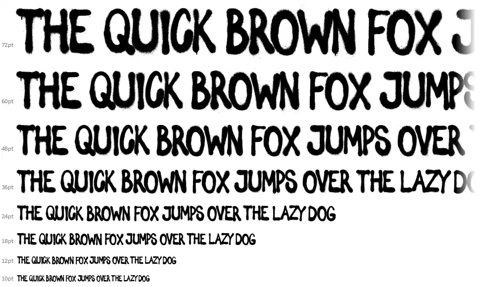 Spray Letters font by Woodcutter | FontRiver