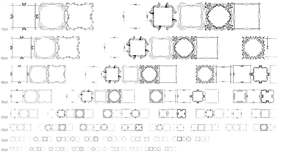 Square Frames font by EvasUniqueFonts | FontRiver