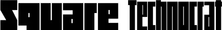 Square Technocrat font by Måns Grebäck | FontRiver