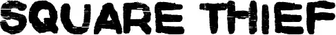 Square Thief font by Woodcutter | FontRiver