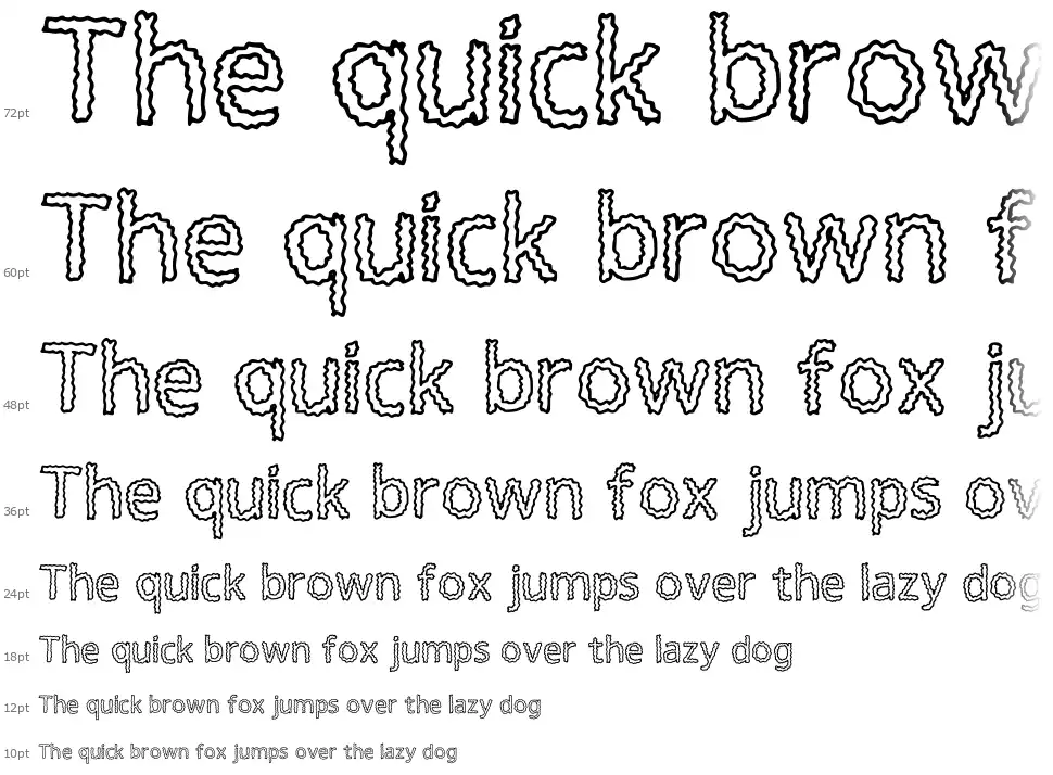 Squiggly font by Maren Holden | FontRiver