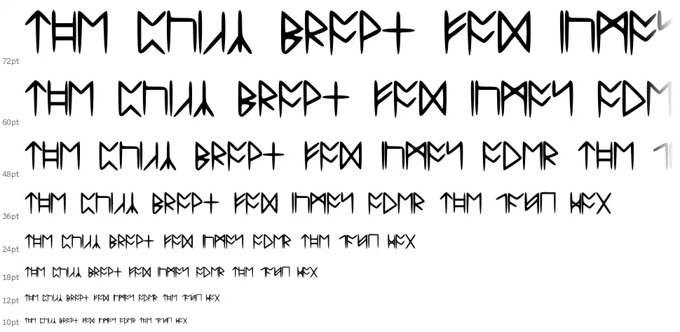 Standard Celtic Rune font by halehill | FontRiver