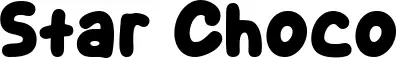 Star Choco font by Khurasan | FontRiver
