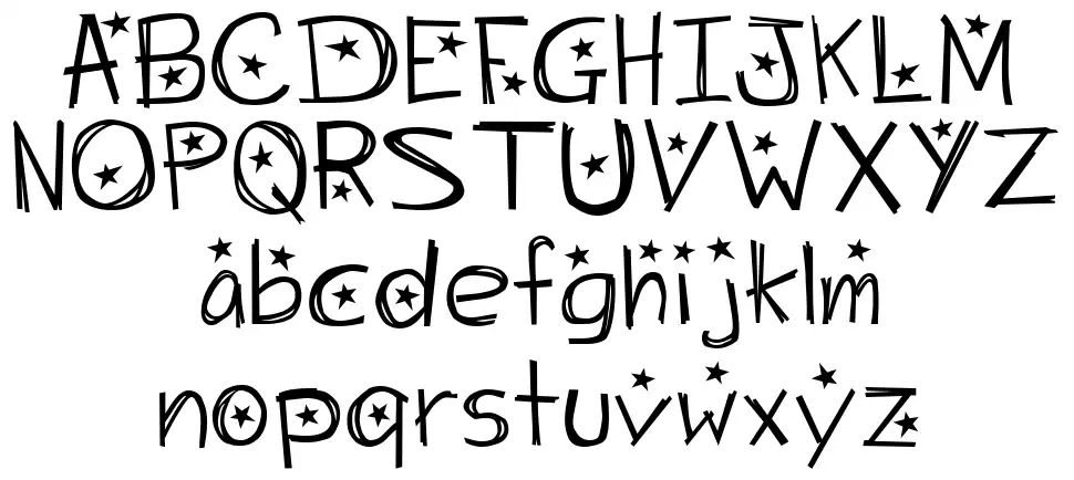 Starry Night font by Lauren Ashpole | FontRiver