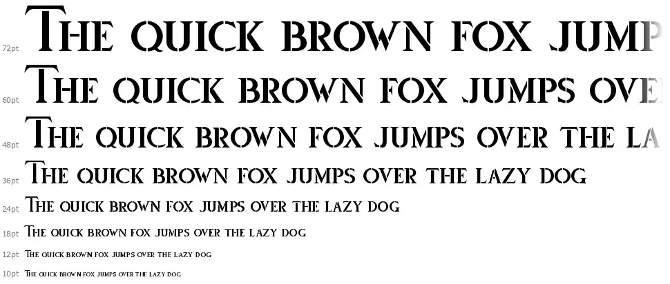 Stencilum font by Yves Michel | FontRiver