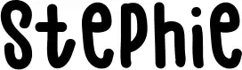 Stephie font by Ianmikraz - FontRiver