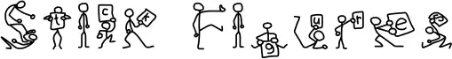 Stick Figures font by 3ichael 7ambert | FontRiver
