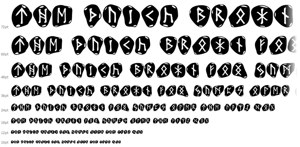 Stone Runes font by Honza Steiner | FontRiver