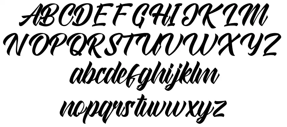 Straight Ahead font by Ronny Studio | FontRiver