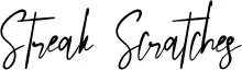 Streak Scratches font by Kateeng Ciu | FontRiver