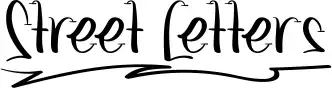 Street Letters font by VinType | FontRiver