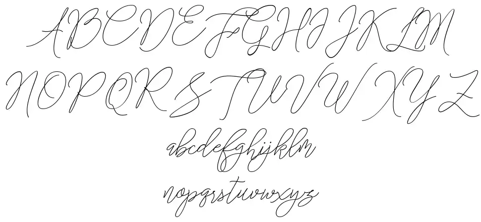 Stringlight font by River Side | FontRiver