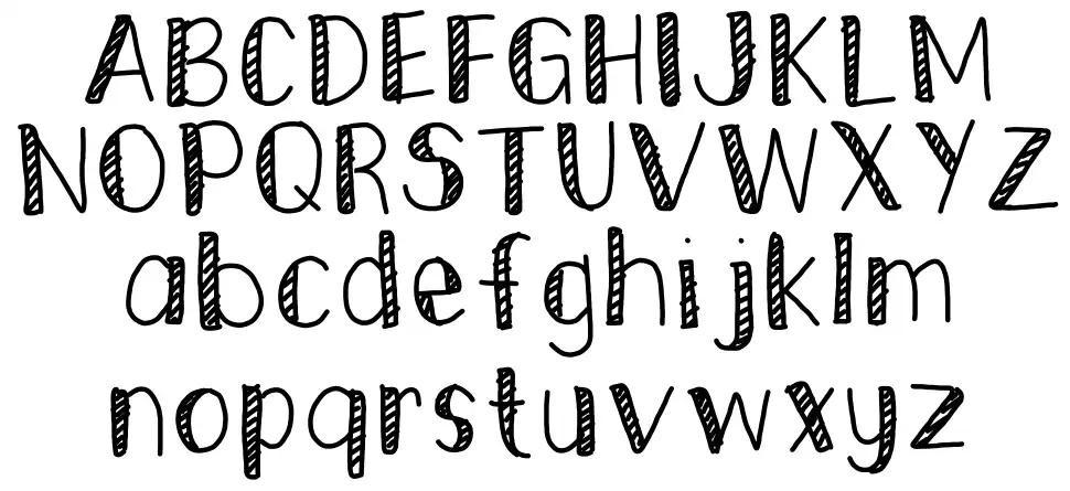 Striped Edges font by Eka Beconado | FontRiver