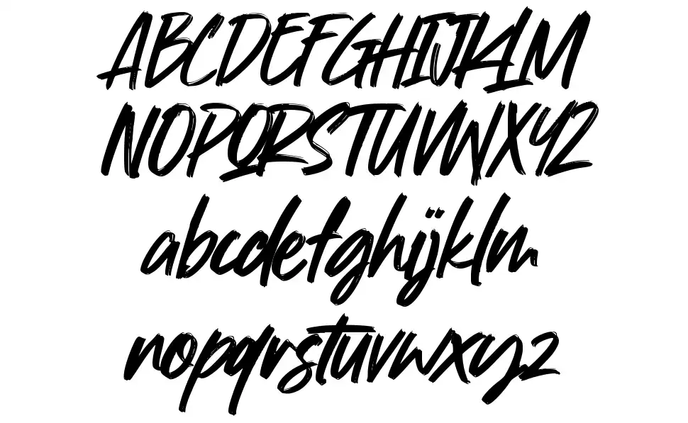 Strong Attraction font by Gassstype | FontRiver