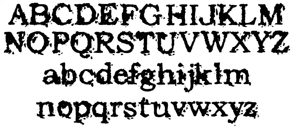 Struck Dead font by Cumberland Fontworks | FontRiver