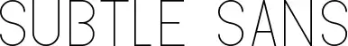 Subtle Sans font by Atle Mo - FontRiver