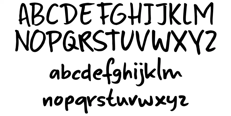 Fuente Sumida Script diseñada por Hanoded