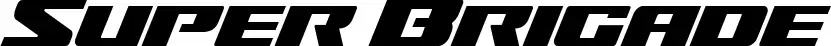 Super Brigade font by Iconian Fonts | FontRiver