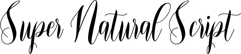 Super Natural Script font by Cut Story | FontRiver